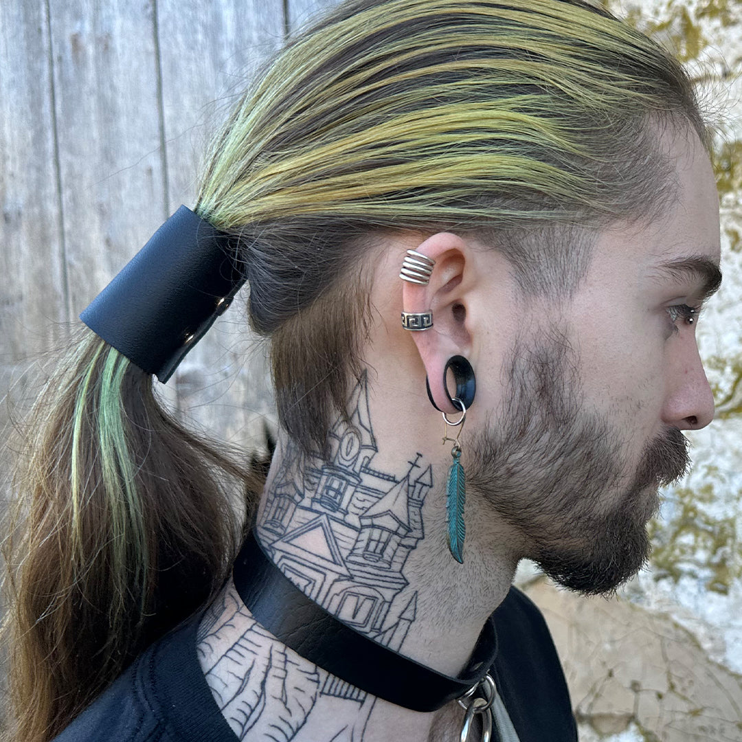 Leather Ponytail Accent – The Hair Forge